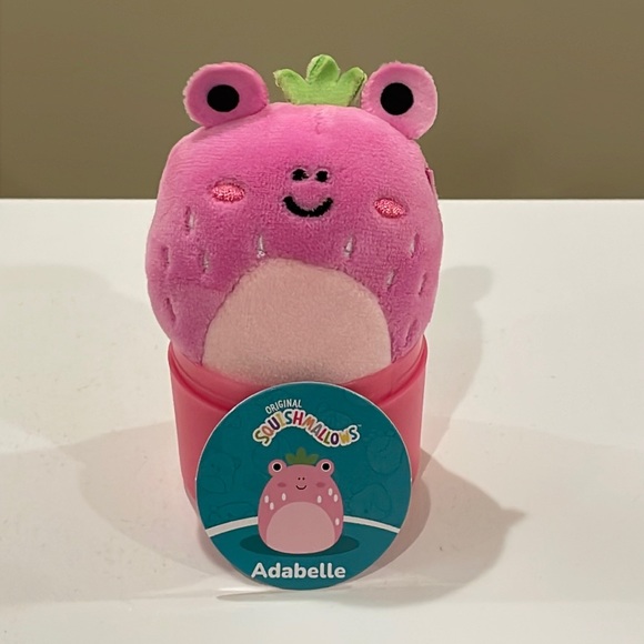 Squishmallows | Other | Nwt 25 Adabelle The Strawberry Frog ...